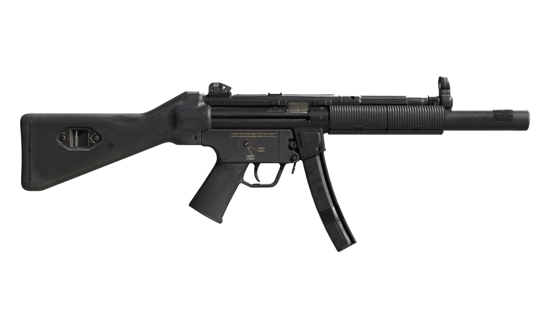 3D Model MP5 Submachine Gun - TurboSquid 2190302