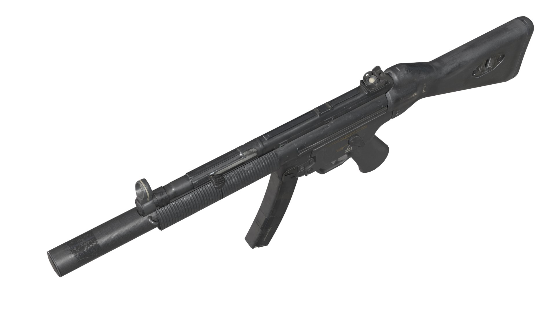 3D Model MP5 Submachine Gun - TurboSquid 2190302