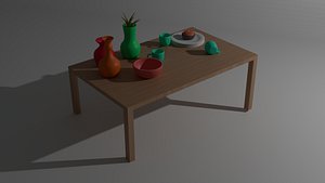 Free 3D Table Models - Available For Download On TurboSquid