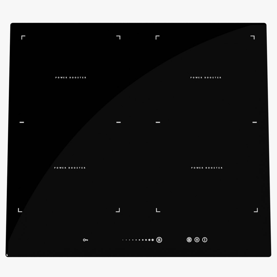 Induction Hob model - TurboSquid 2082447