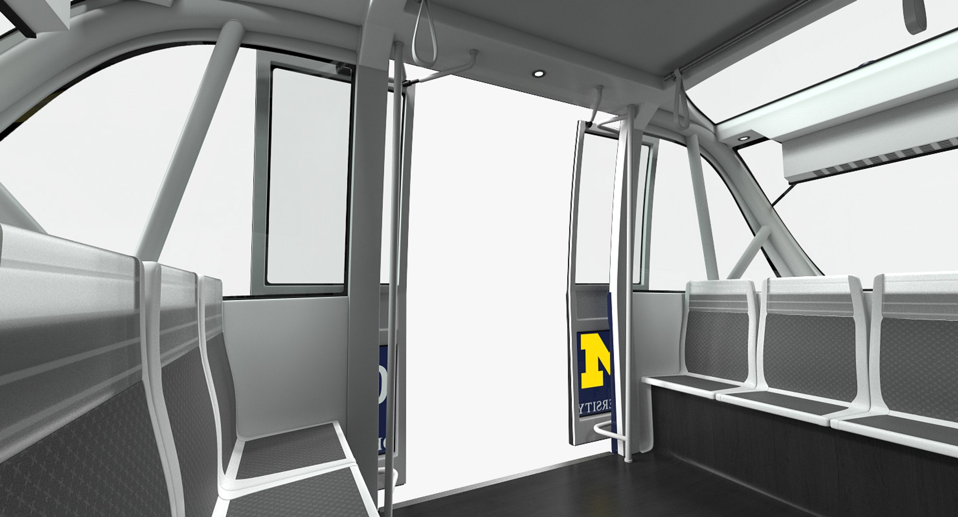 Self driving buses bus 3D model - TurboSquid 1338239