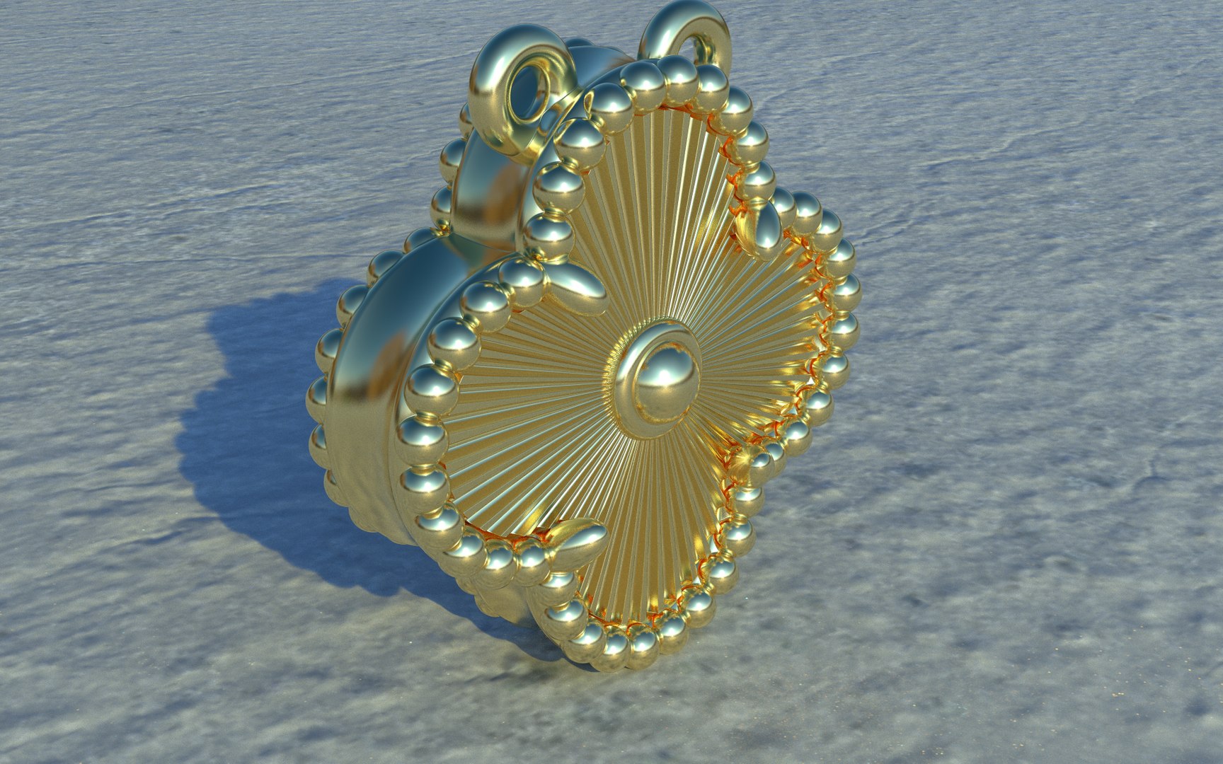 3D Van Cleef Pendant Model - TurboSquid 2228659