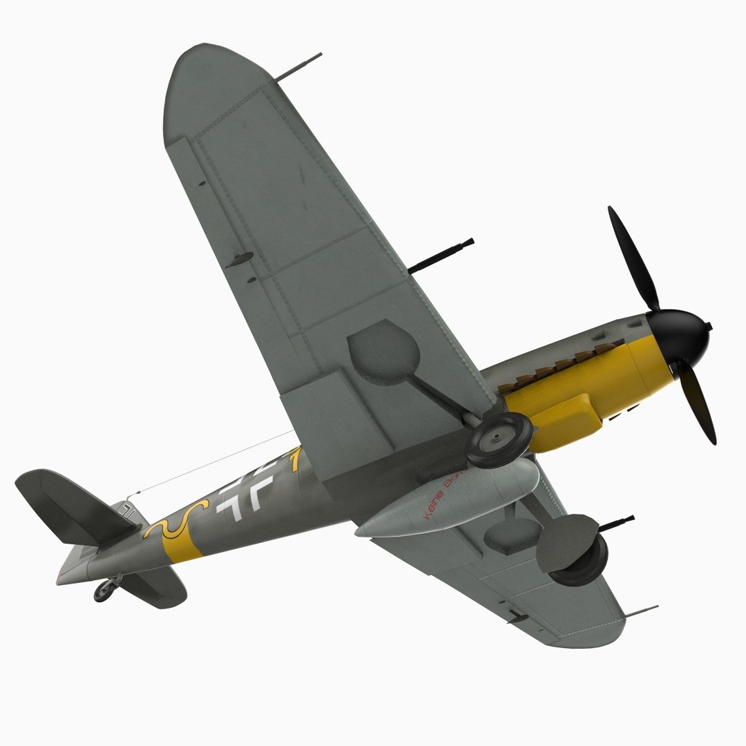 3ds Max Me-109 G6 Messerschmitt Bf 109
