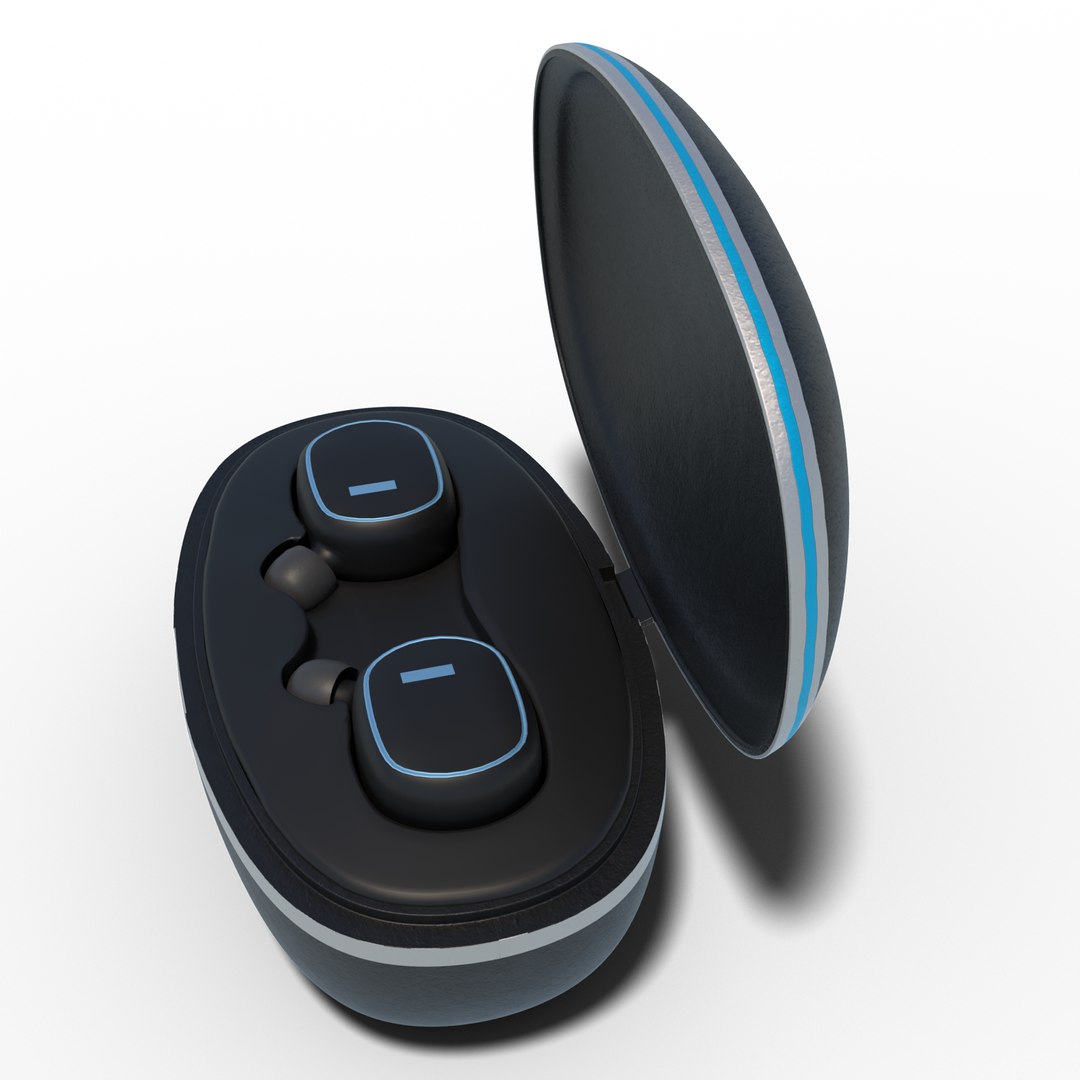 3D Earbuds Bluetooth - TurboSquid 2078899