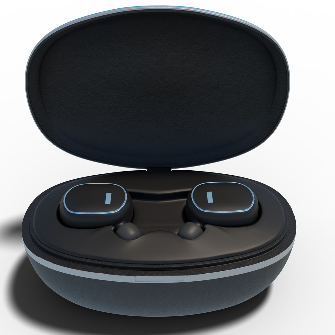 3D Earbuds Bluetooth - TurboSquid 2078899