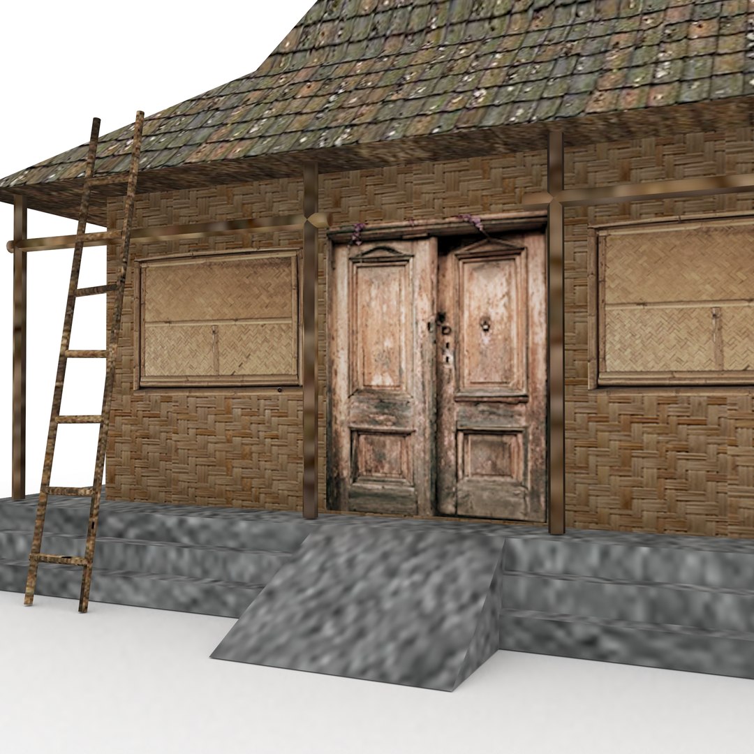 Classic Asian Javanese Old House 3D Model - TurboSquid 1764978
