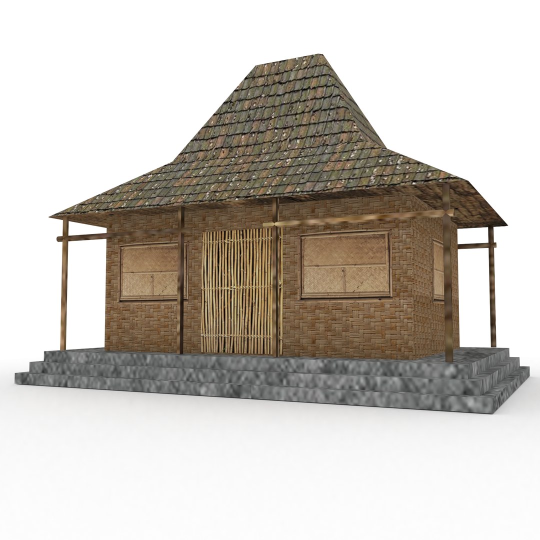 Classic Asian Javanese Old House 3D Model - TurboSquid 1764978
