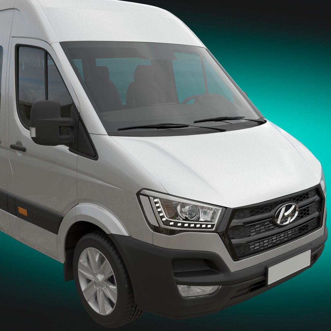 3D Hyundai H350 Minibus L2H2 Model - TurboSquid 2199822