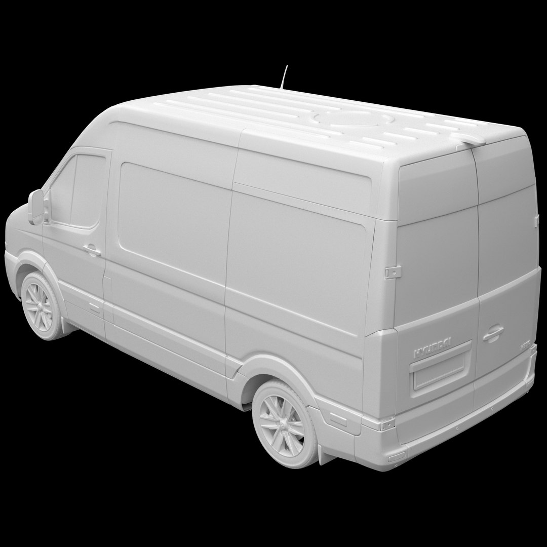 3D Hyundai H350 Minibus L2H2 Model - TurboSquid 2199822