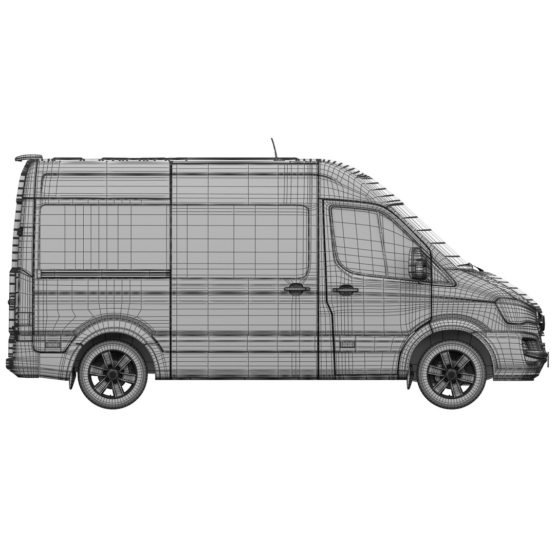 3D Hyundai H350 Minibus L2H2 Model - TurboSquid 2199822