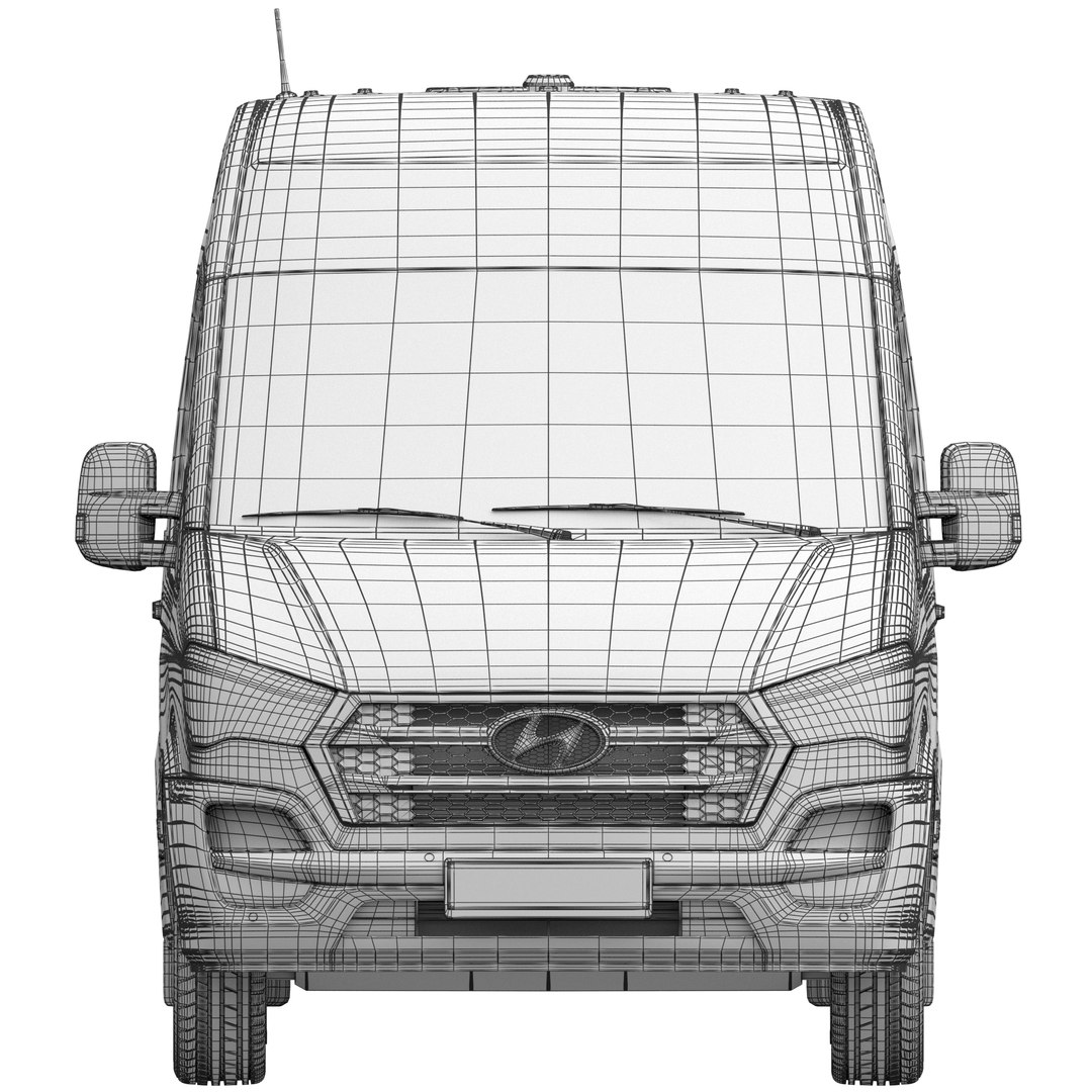 3D Hyundai H350 Minibus L2H2 Model - TurboSquid 2199822