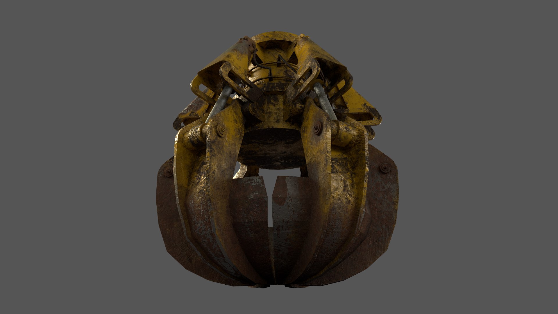 Clamshell Bucket 3D Model - TurboSquid 2247840