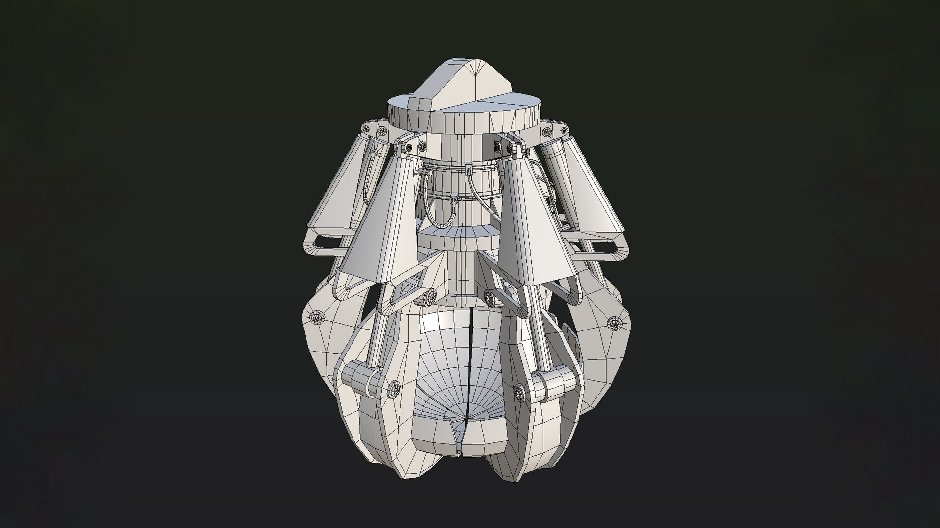 Clamshell Bucket 3D Model - TurboSquid 2247840