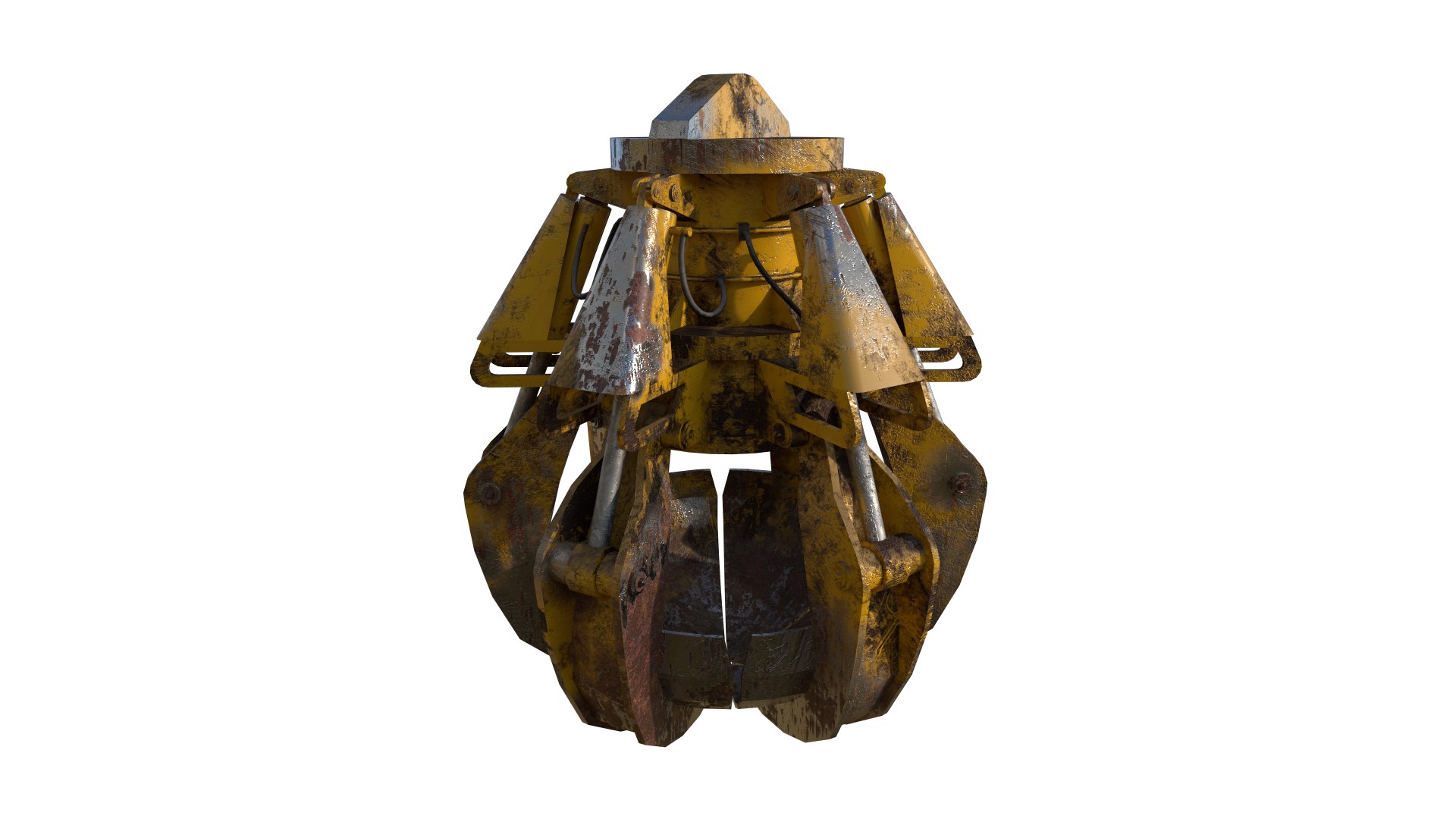 Clamshell Bucket 3D Model - TurboSquid 2247840