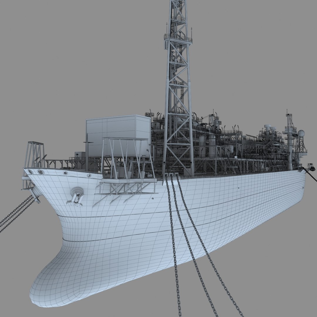 Fpso 3D Model - TurboSquid 1345139