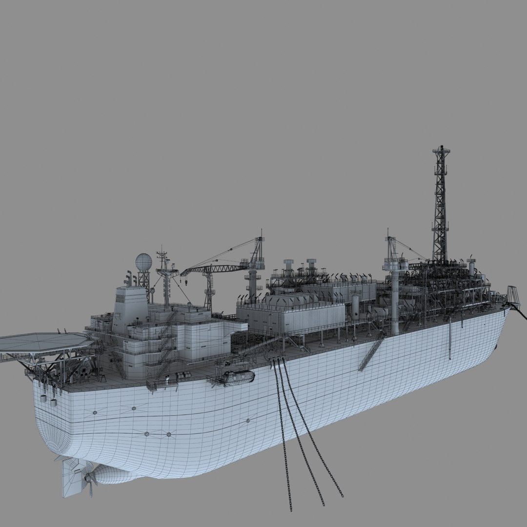 Fpso 3D Model - TurboSquid 1345139