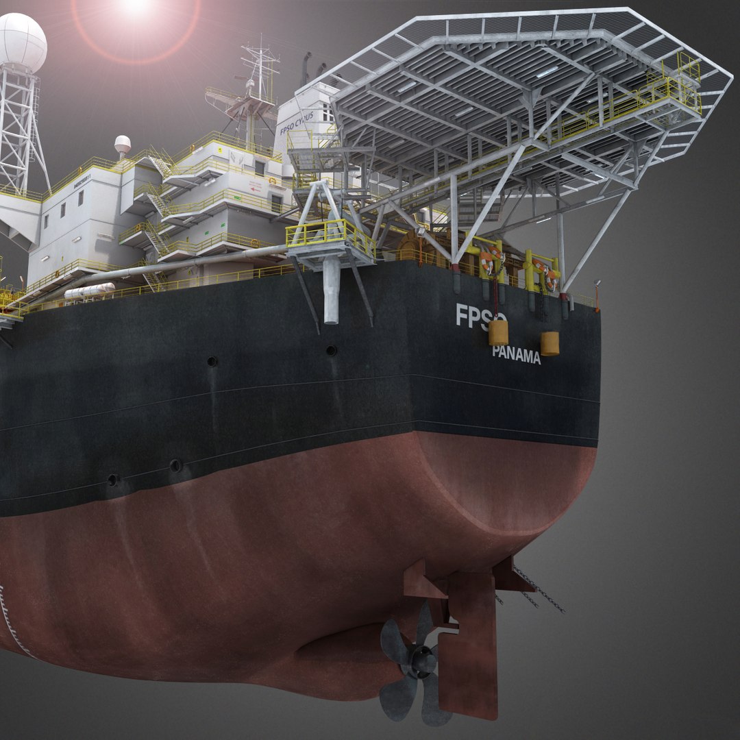 Fpso 3D Model - TurboSquid 1345139
