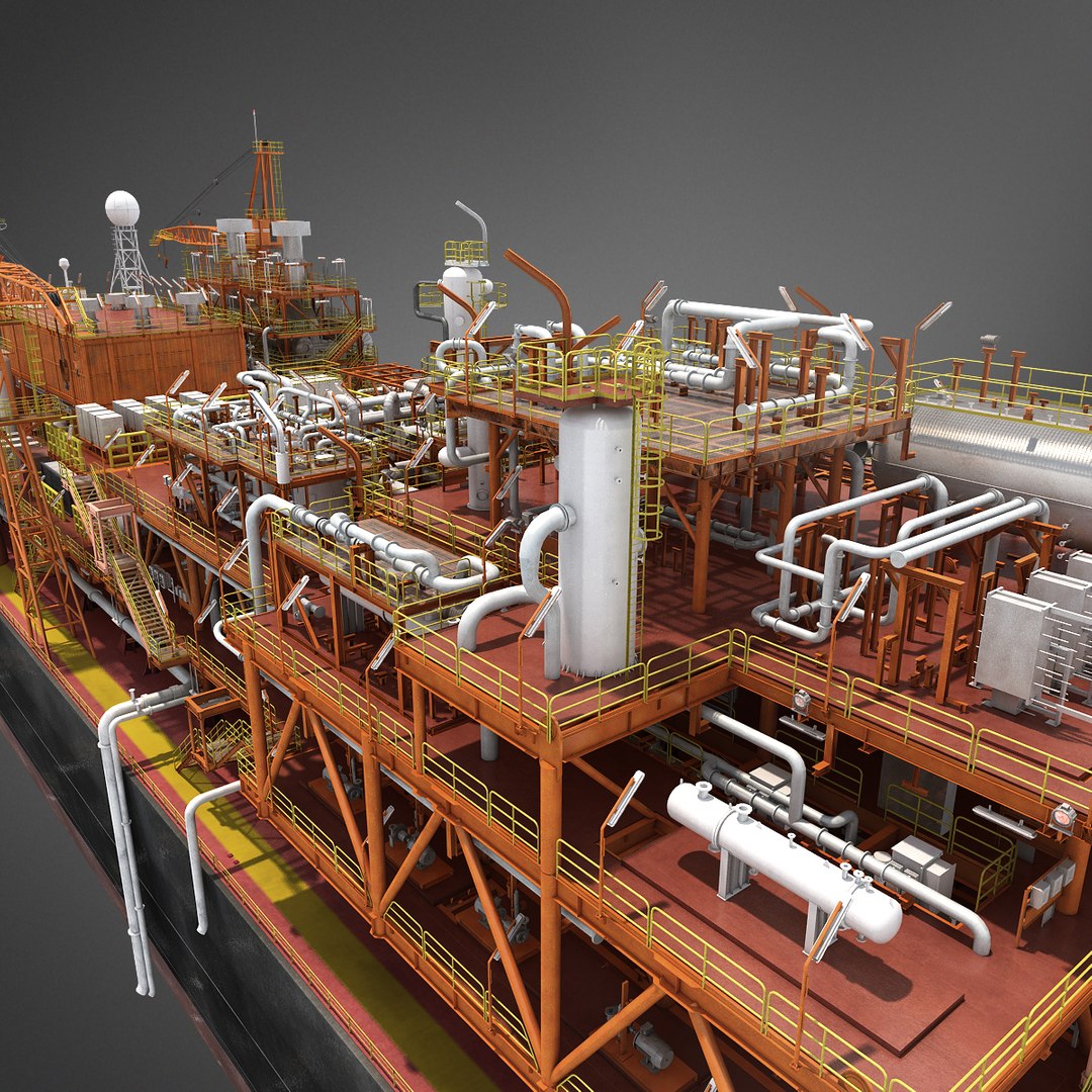 Fpso 3D Model - TurboSquid 1345139