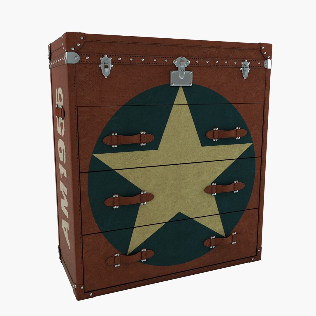 3d star chest drawers