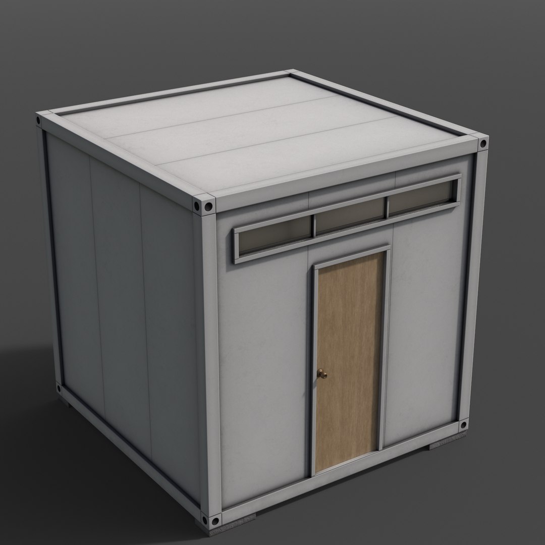 PBR Container House BB V2 3D model - TurboSquid 2060022