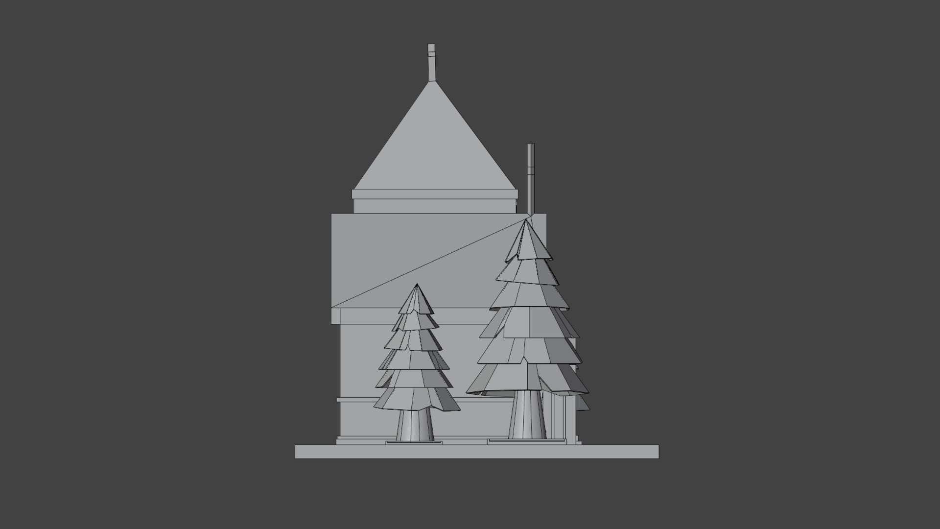 3D Cartoon Church 01 Model - TurboSquid 1901052