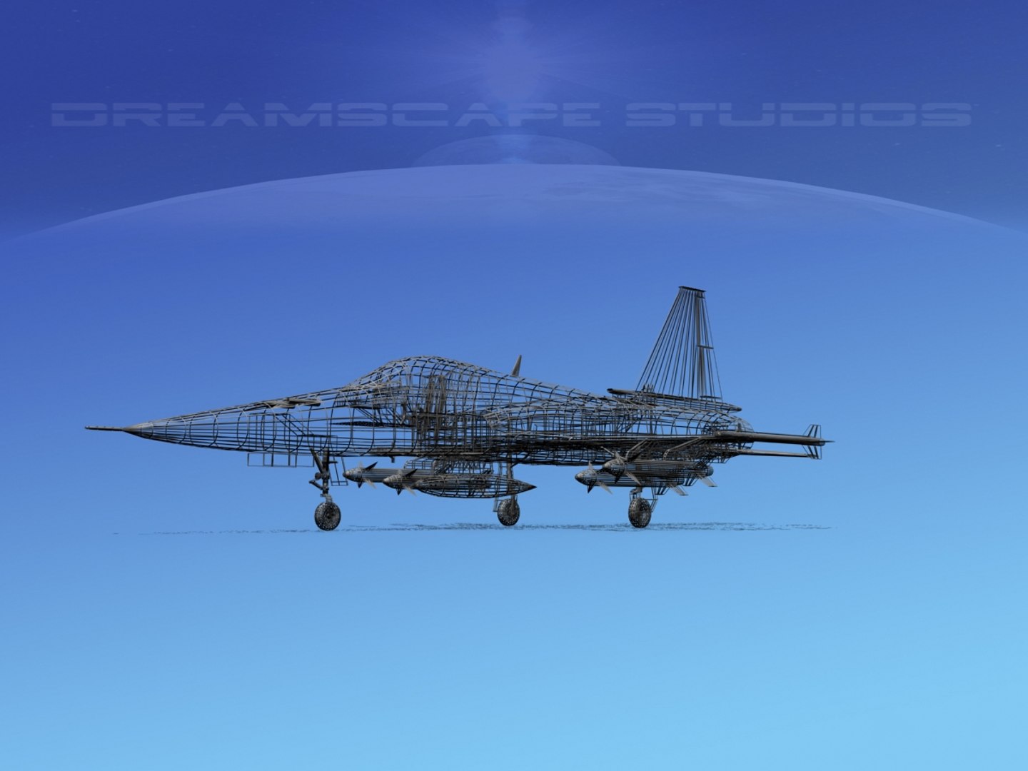 3d Model Northrop Tigershark F-20 Fighter