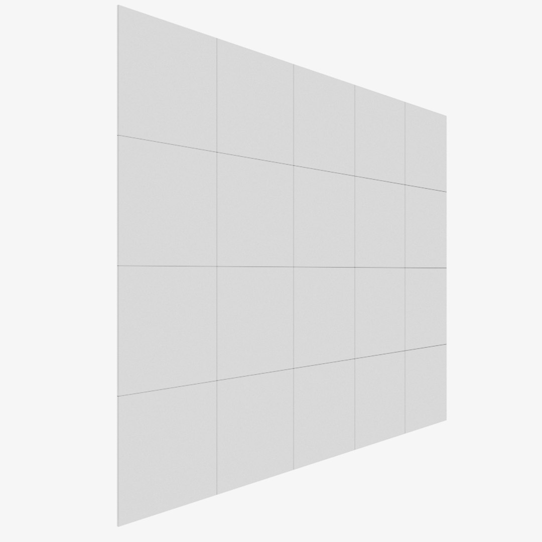 3d model panel pebbles