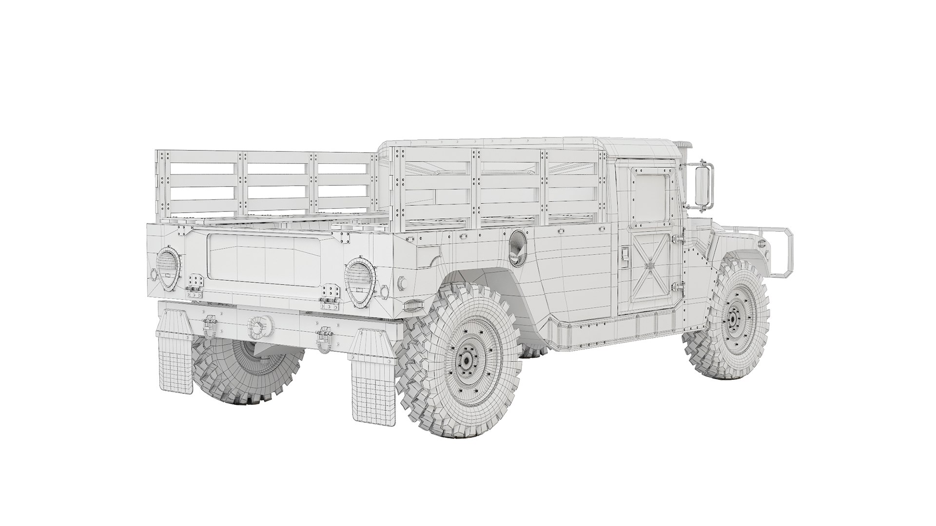 3D Humvee Military M998 1991 Model - TurboSquid 1892917