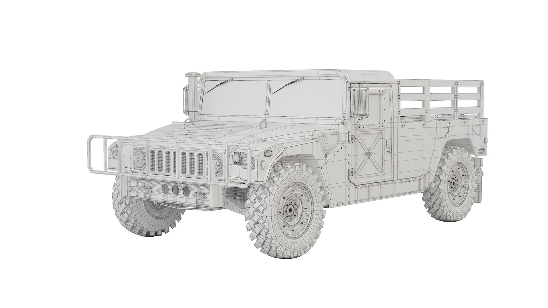 3D Humvee Military M998 1991 Model - TurboSquid 1892917