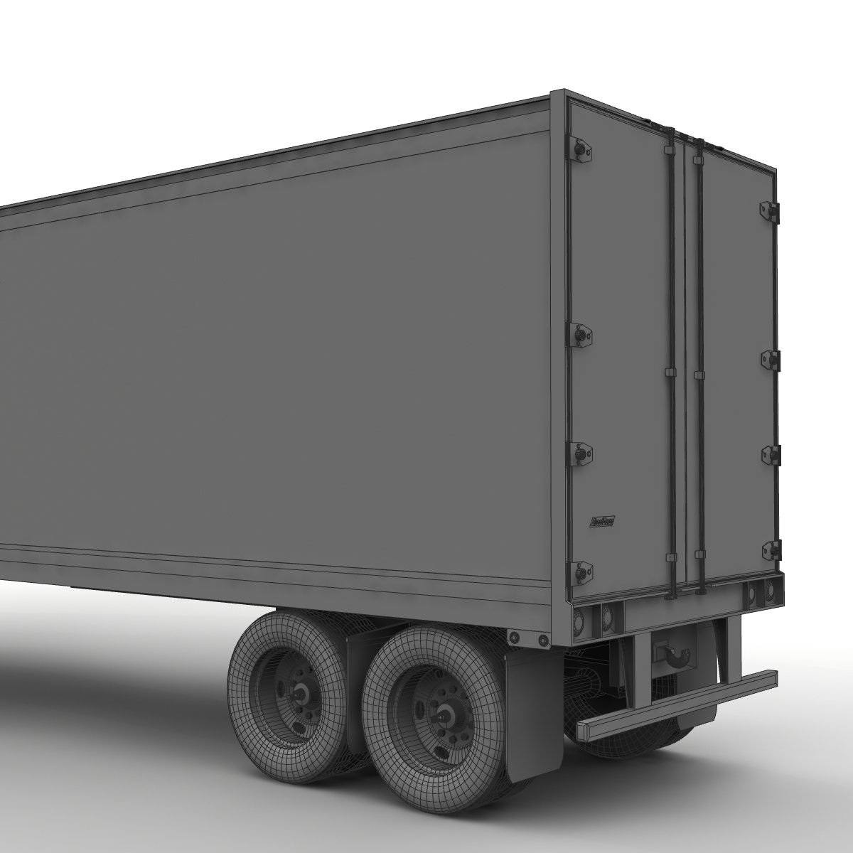 3d 53ft trailer truck