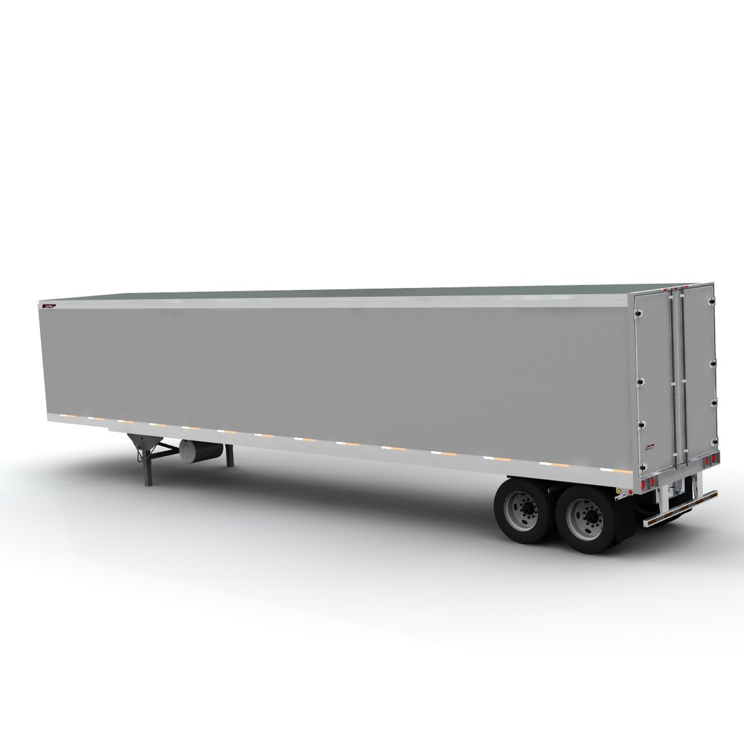 3d 53ft Trailer Truck