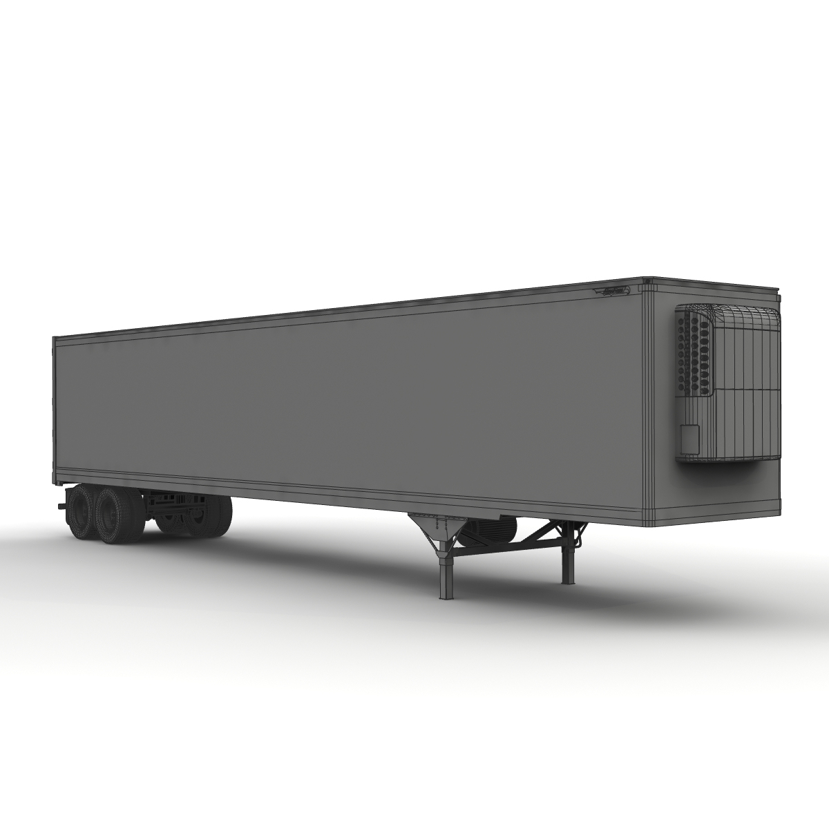 3d 53ft trailer truck