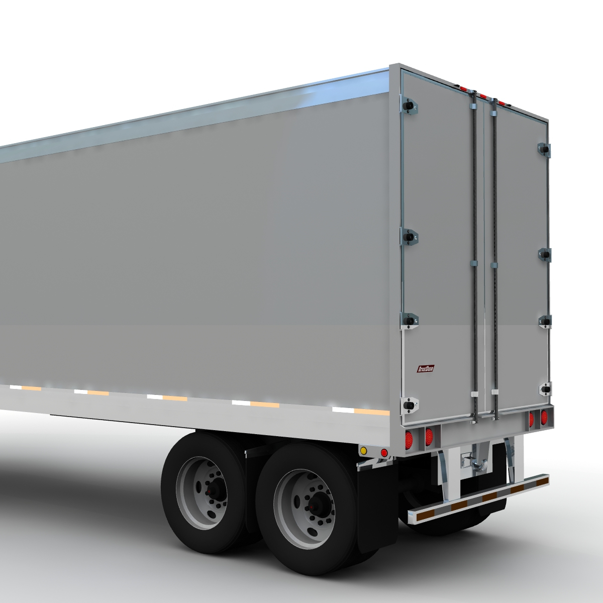 3d 53ft trailer truck