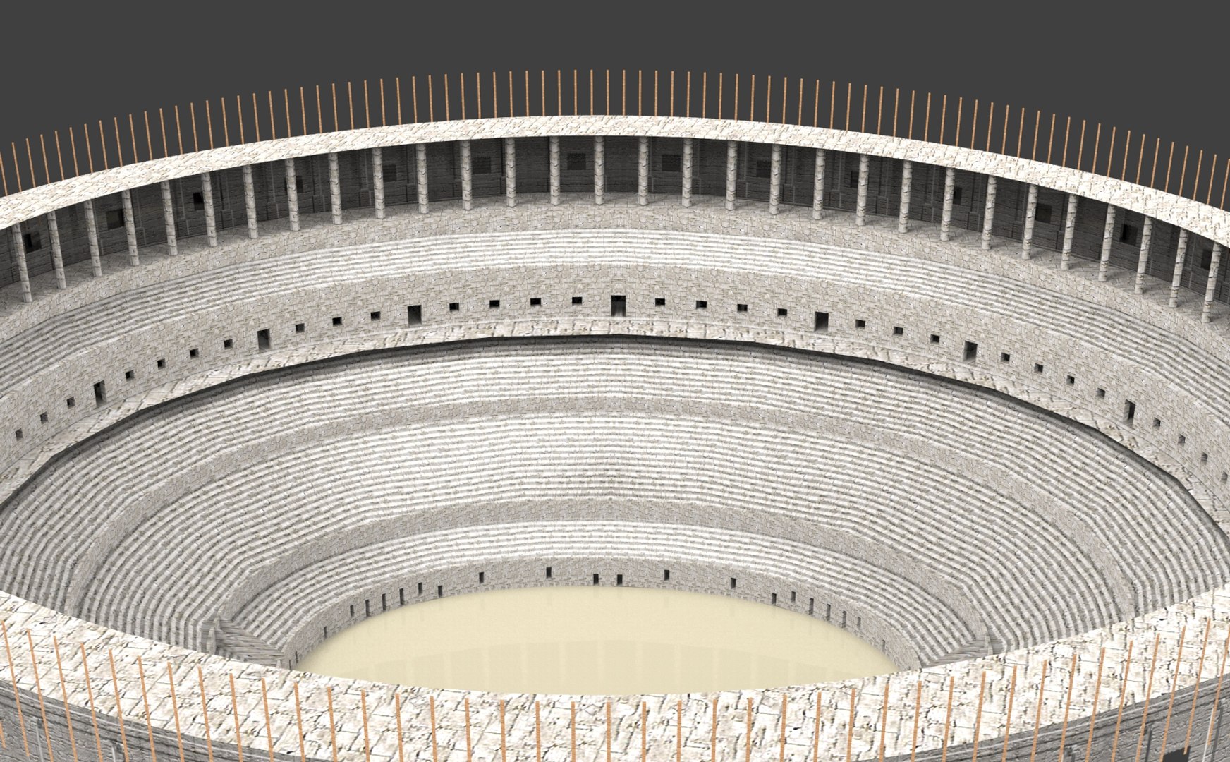 Gladiator Arena Fighting Club 3D - TurboSquid 1555389