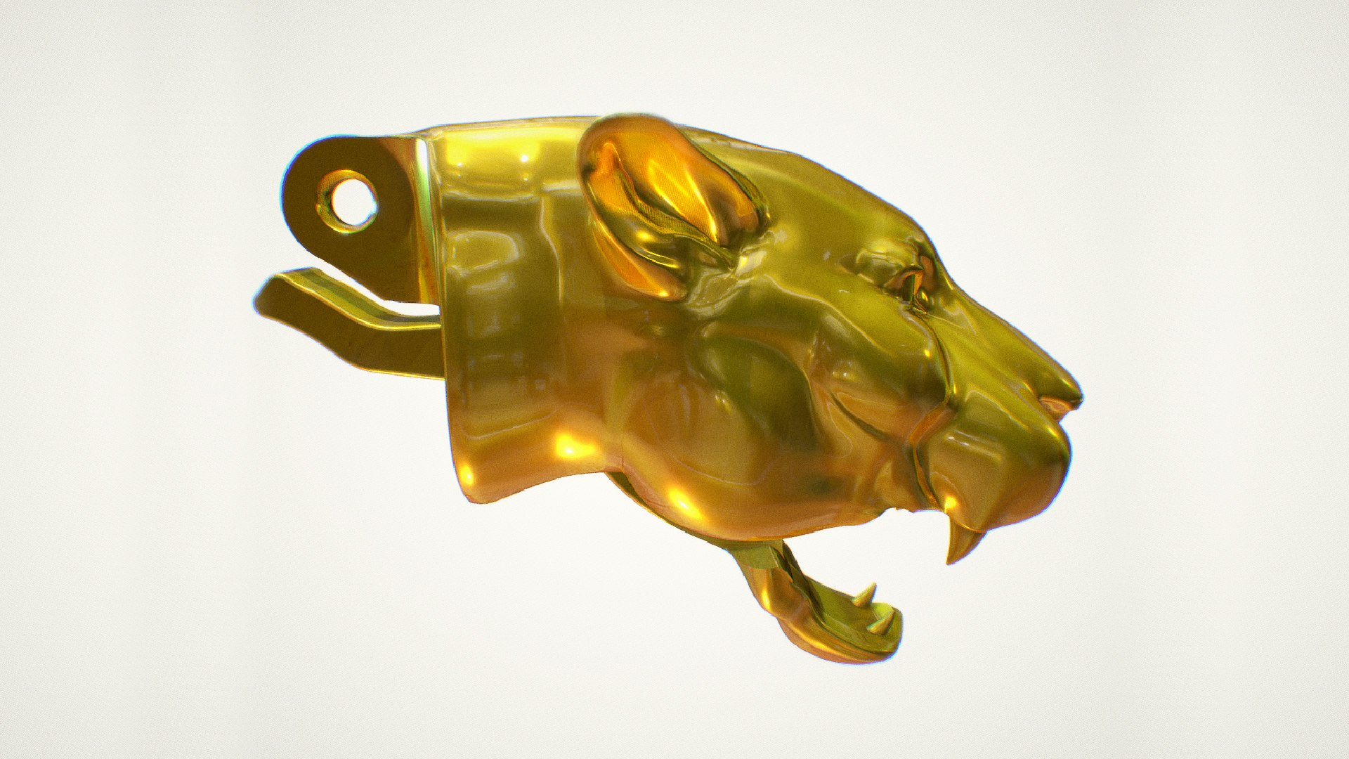 3D Lion Head Key Chain 3D Printable - TurboSquid 2036846