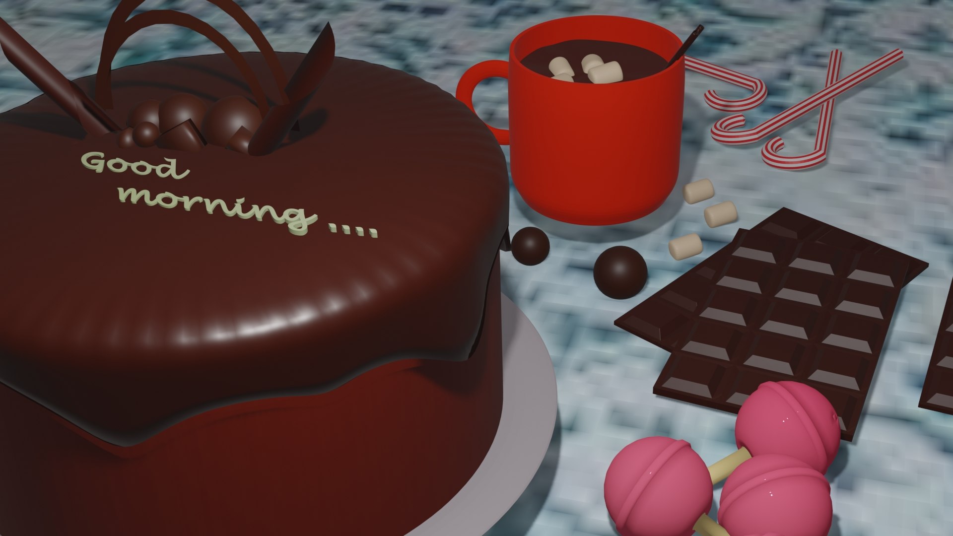 3D Model Good Morning - TurboSquid 2095477