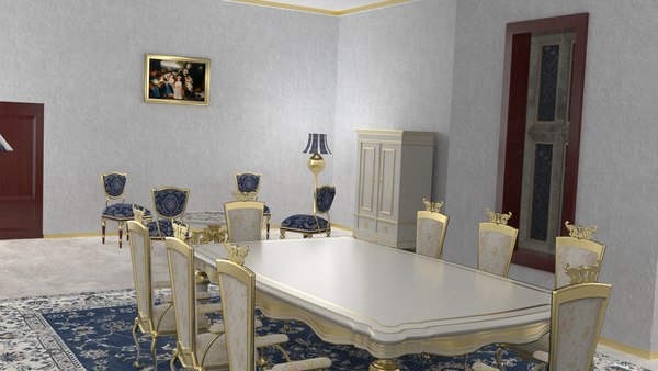 Old Castle With Interior 3D model - TurboSquid 1819877