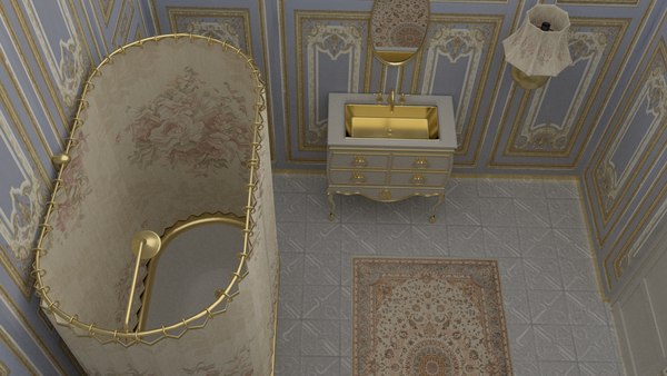 Old Castle With Interior 3D model - TurboSquid 1819877