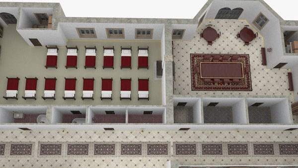 Old Castle With Interior 3D model - TurboSquid 1819877