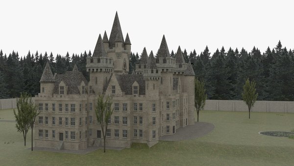 Old Castle With Interior 3D model - TurboSquid 1819877