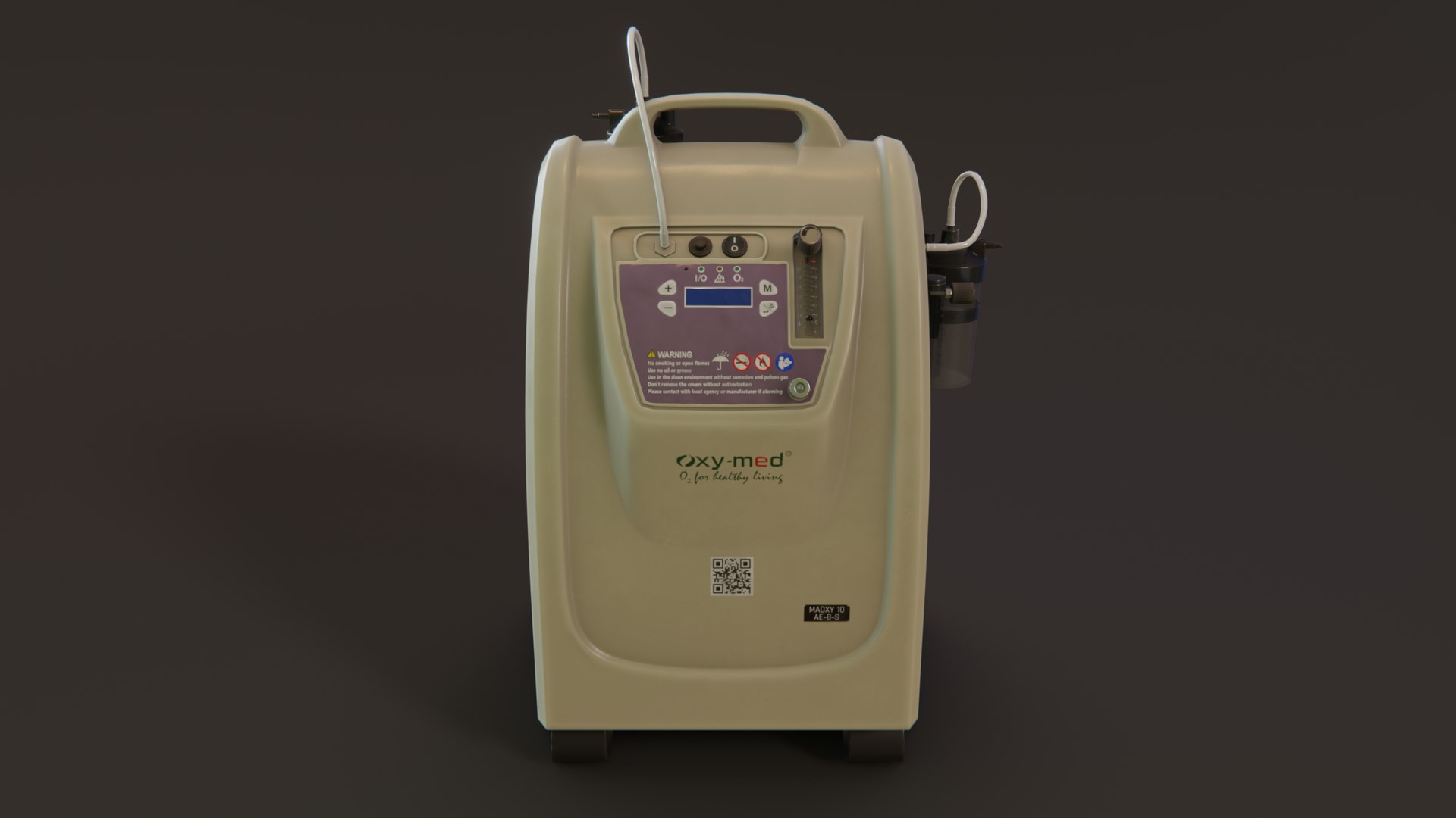3D Oxygen Concentrator Portable Dual Flow - TurboSquid 2050744