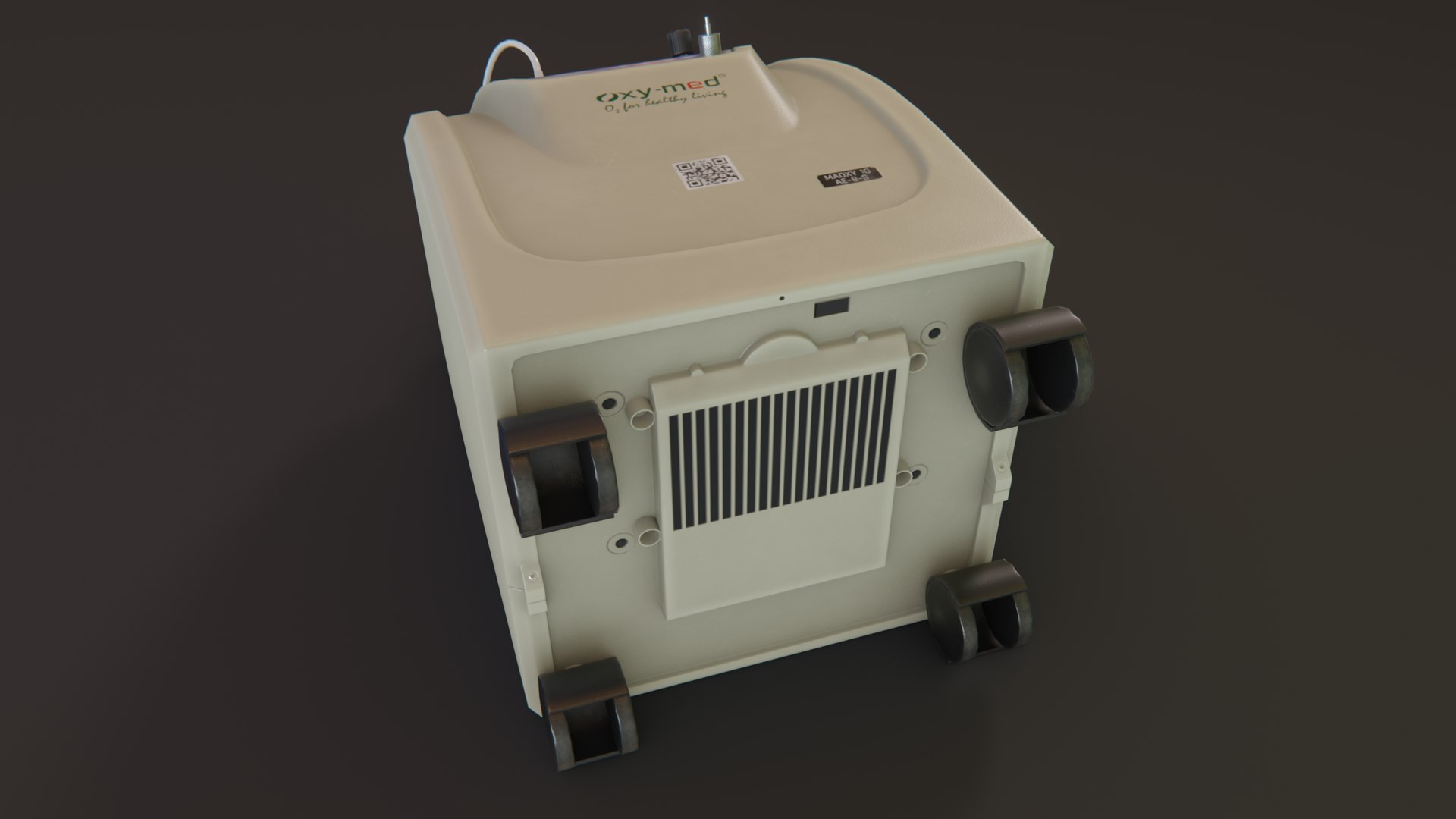 3D Oxygen Concentrator Portable Dual Flow - TurboSquid 2050744