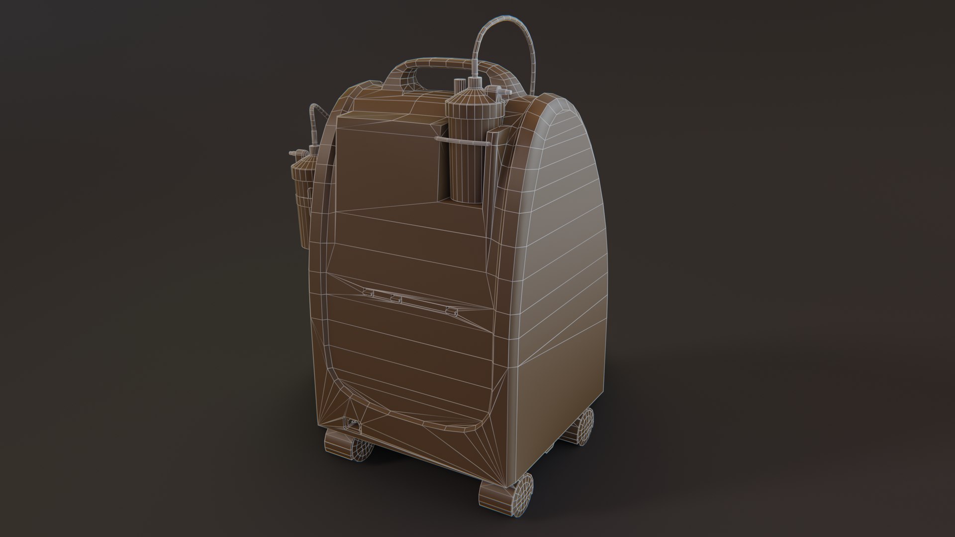 3D Oxygen Concentrator Portable Dual Flow - TurboSquid 2050744