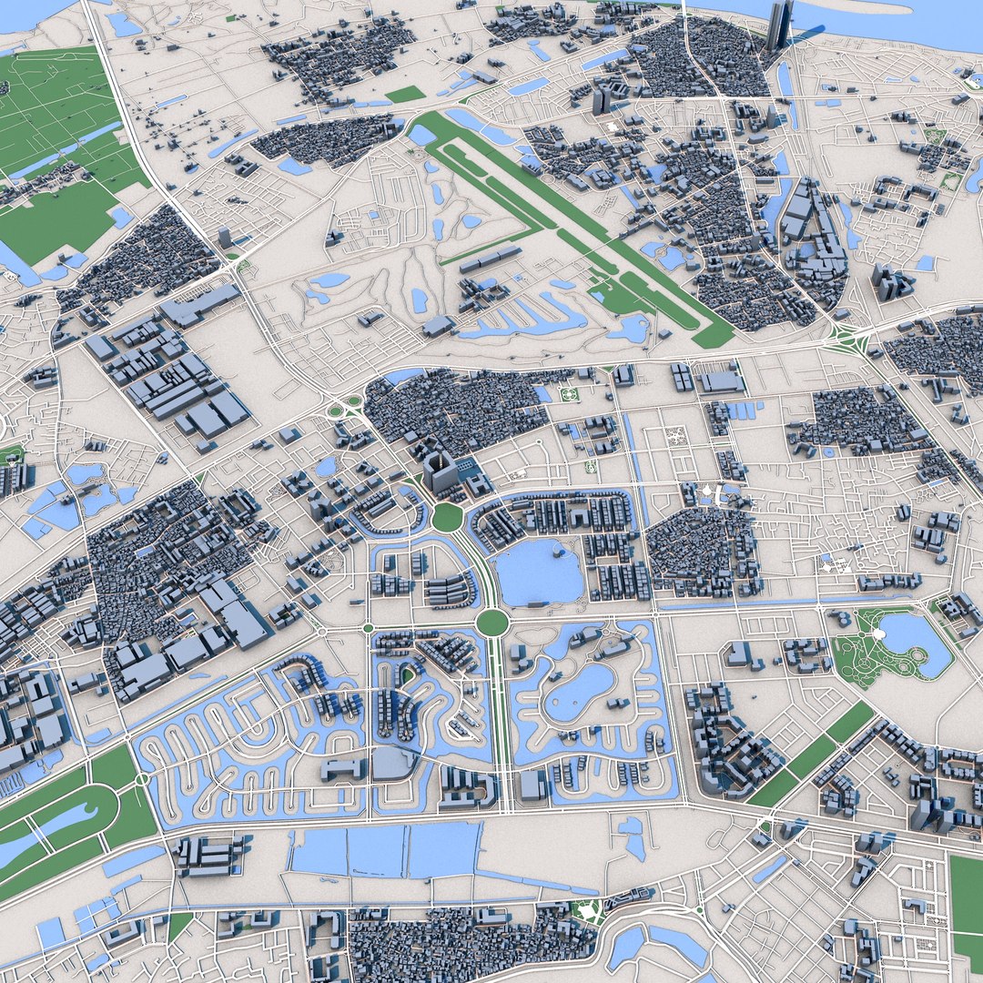 Hanoi City Vietnam Model - TurboSquid 2310535