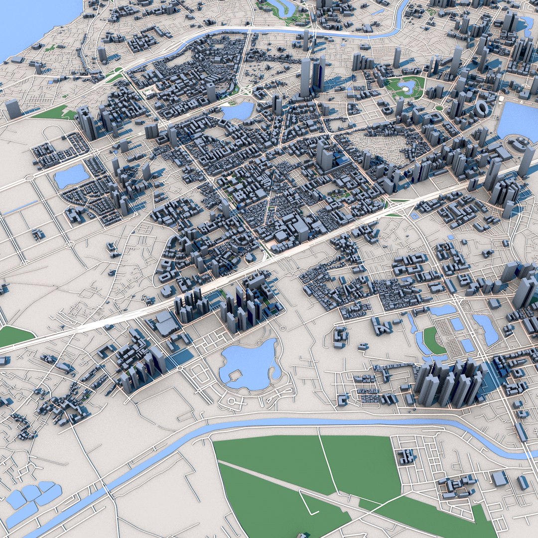 Hanoi City Vietnam Model - TurboSquid 2310535