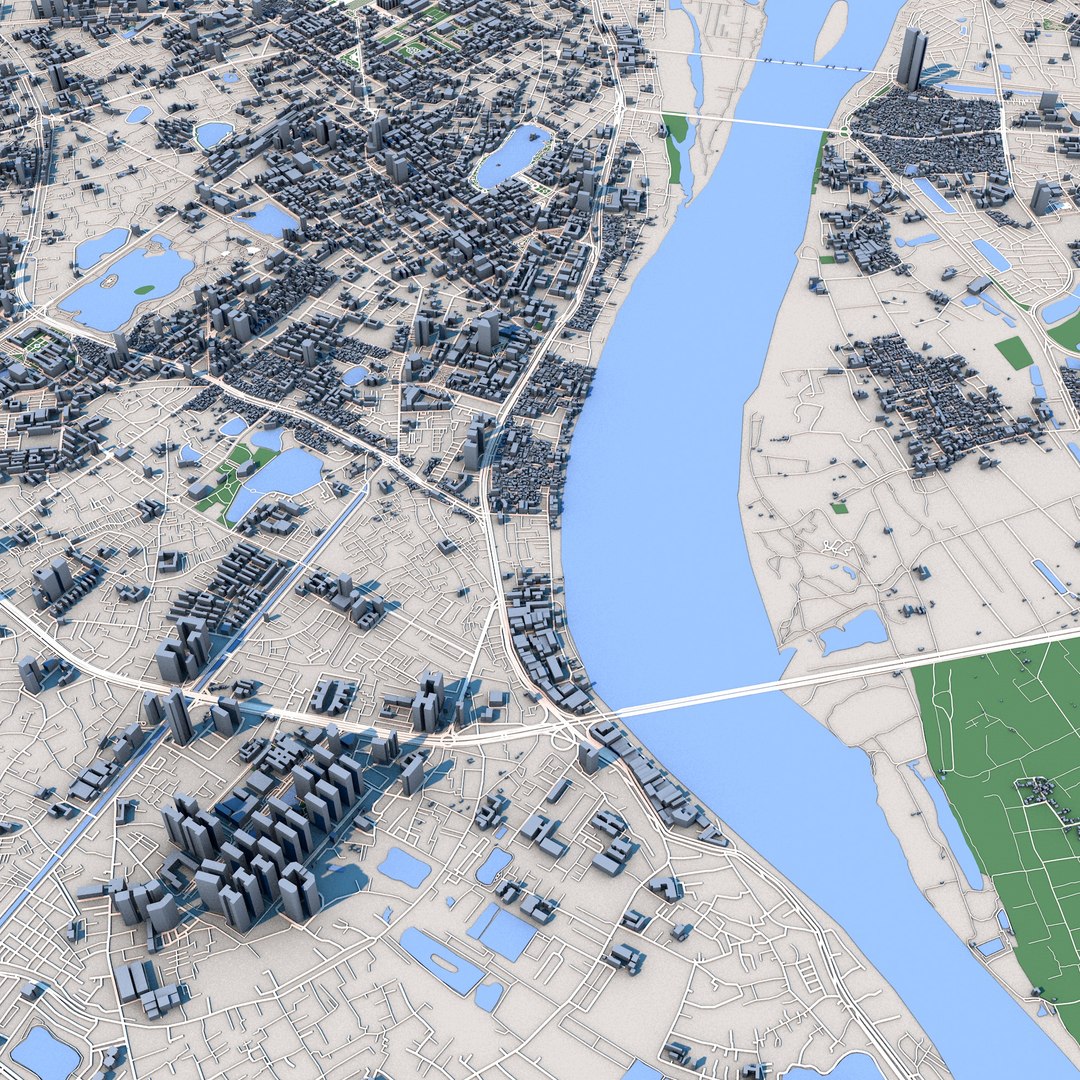 Hanoi City Vietnam Model - TurboSquid 2310535