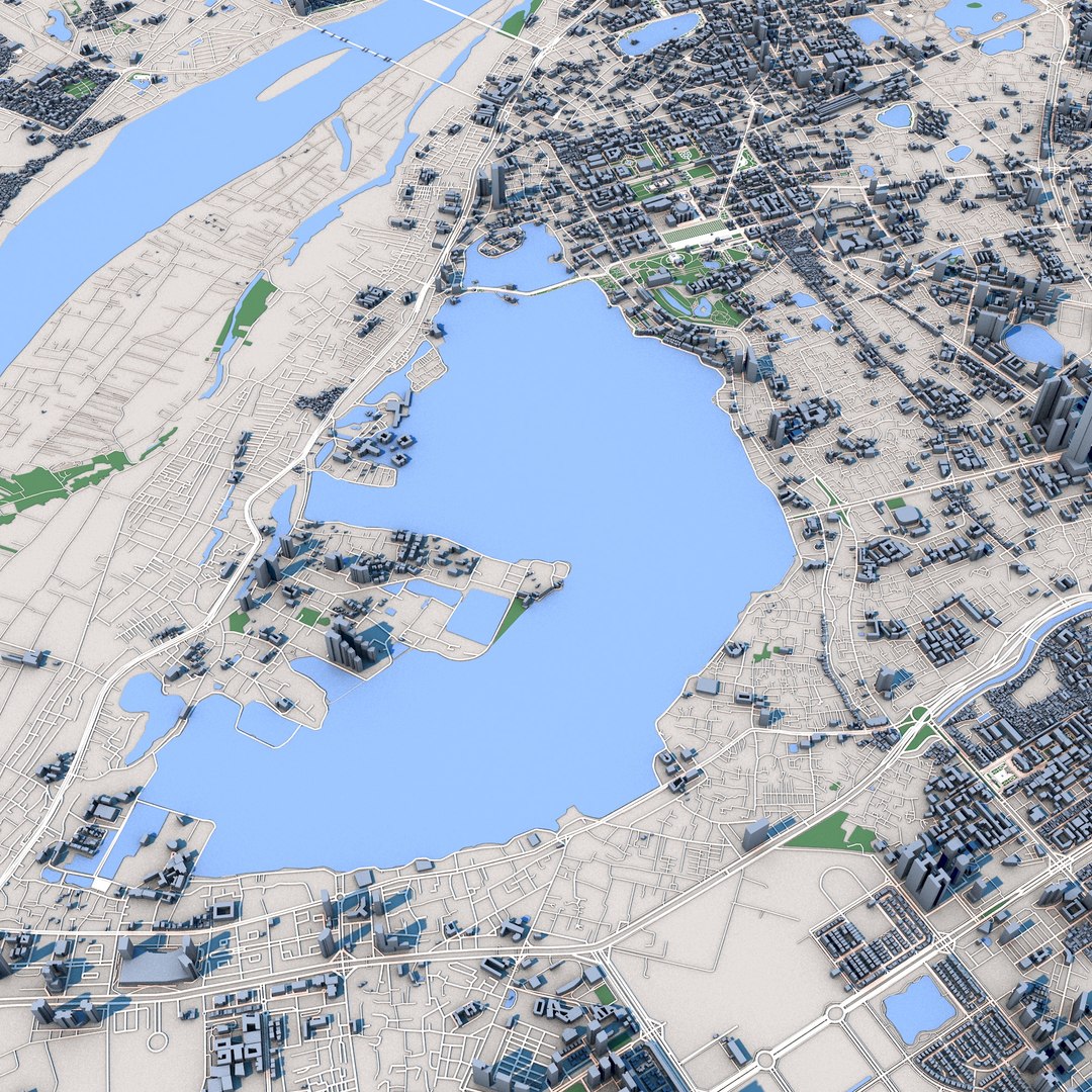 Hanoi City Vietnam Model - TurboSquid 2310535