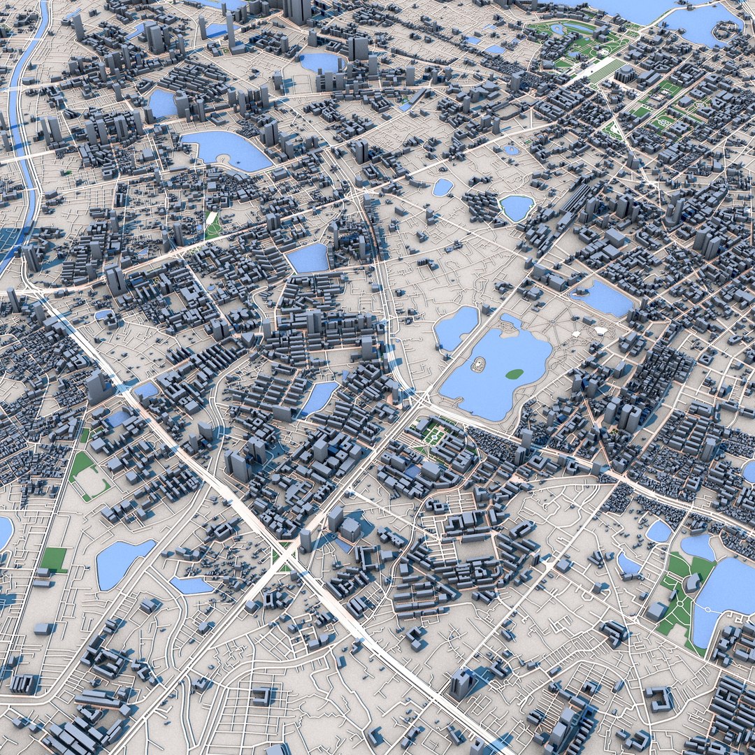 Hanoi City Vietnam Model - TurboSquid 2310535