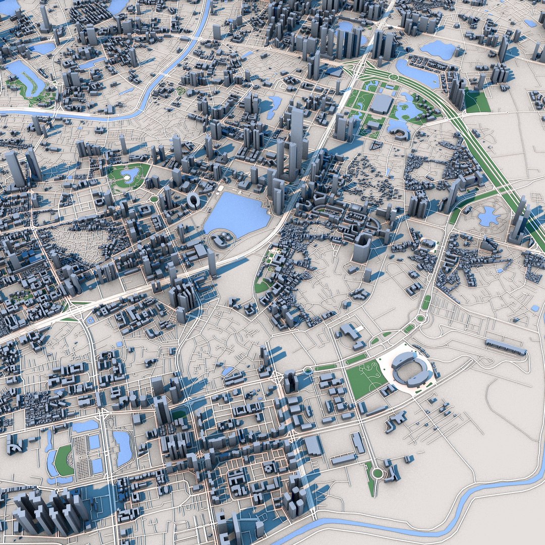 Hanoi City Vietnam Model - TurboSquid 2310535