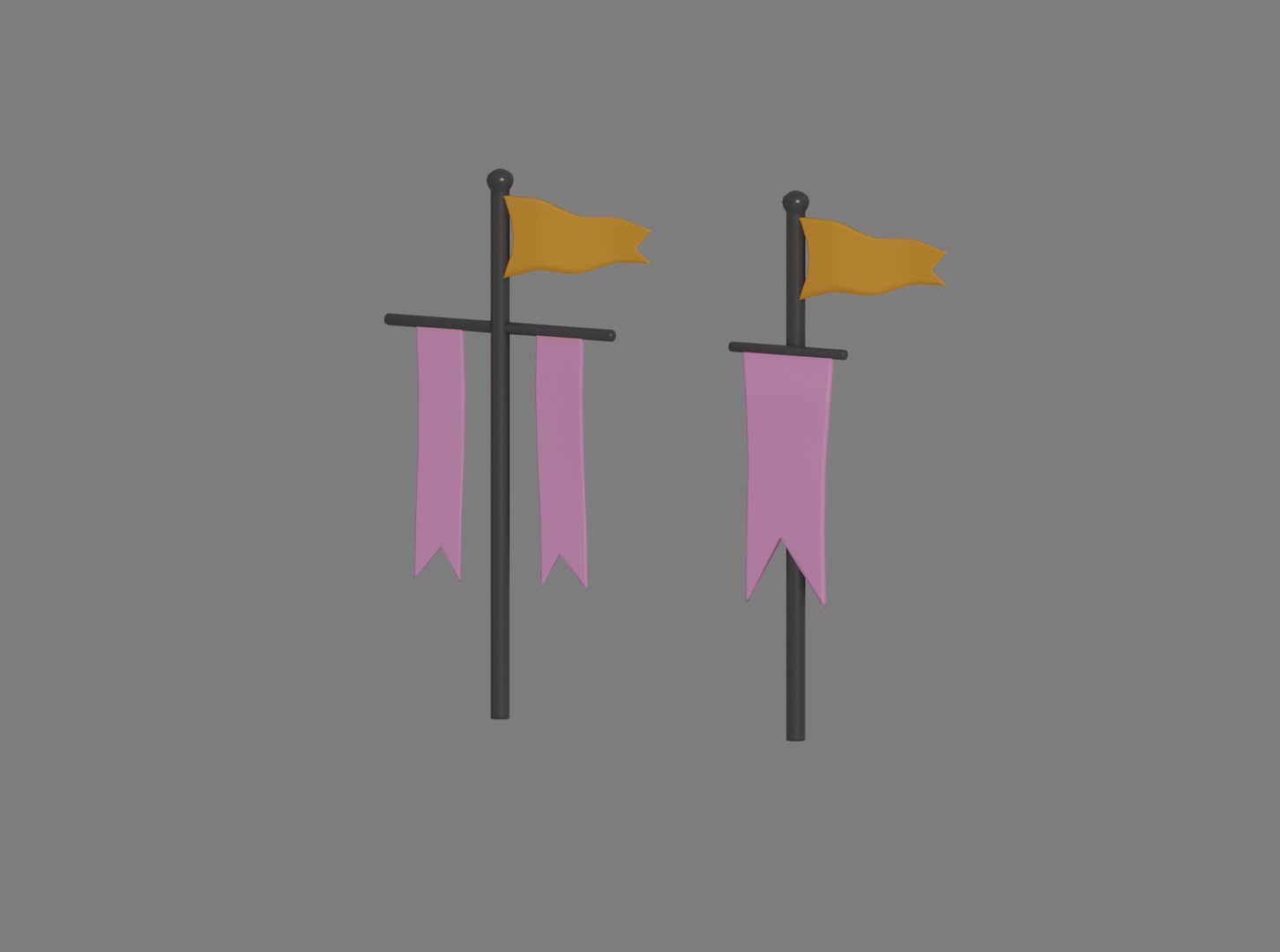 Flag Stand 3D Model - TurboSquid 1757381